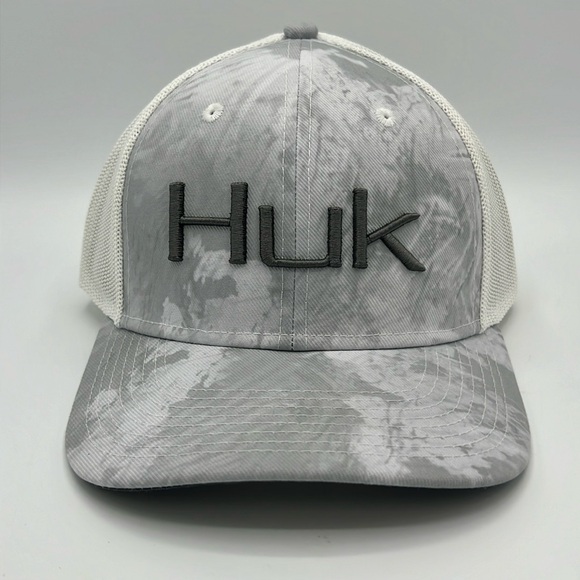 Huk | Accessories | Huk Mens Mossy Oak Trucker White Hat Size Ml | Poshmark